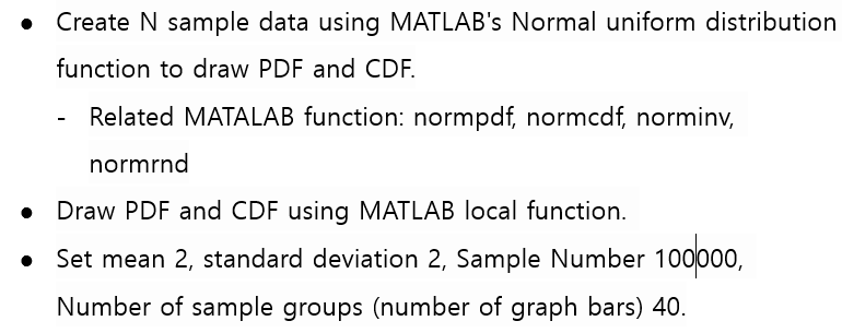 Solved Create N sample data using MATLAB's Normal uniform | Chegg.com