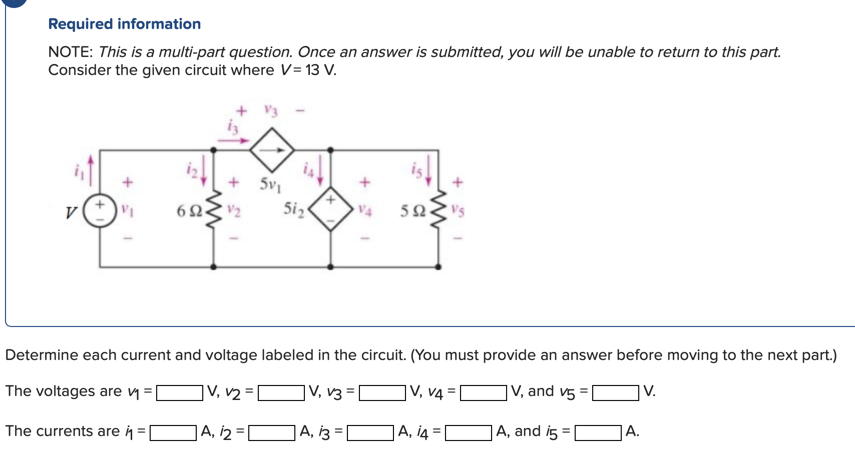 Solved Required information NOTE: This is a multi-part | Chegg.com