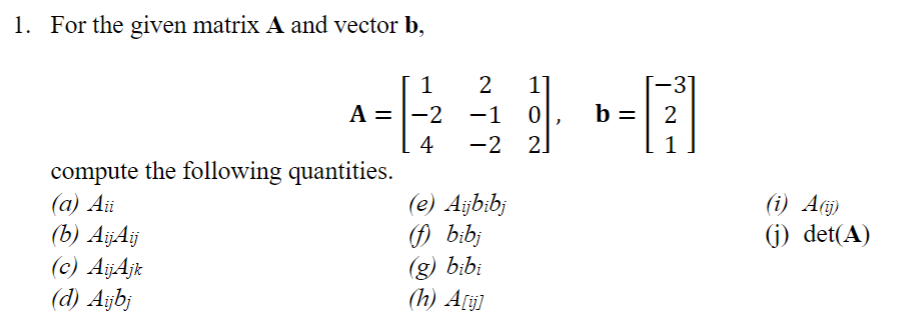 Solved 4. Determine the components of the vectors bi and the | Chegg.com