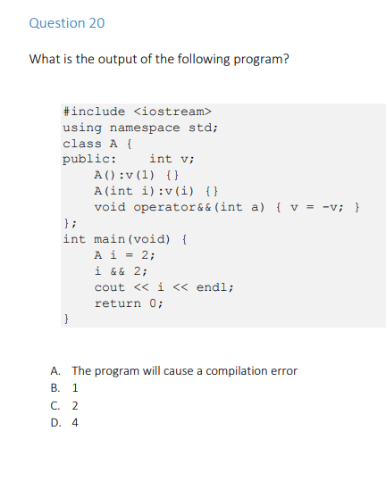 Solved Answer is A but why does it fail if someone can | Chegg.com