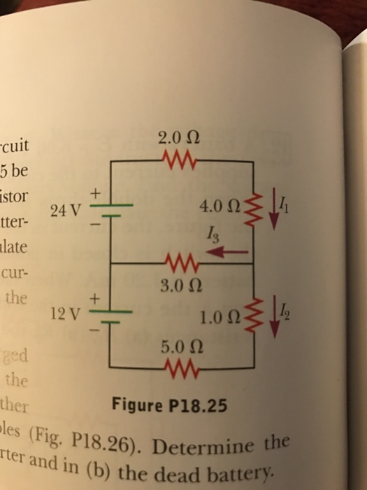 Calculate each of the unknown currents I1, I2 and I3 | Chegg.com