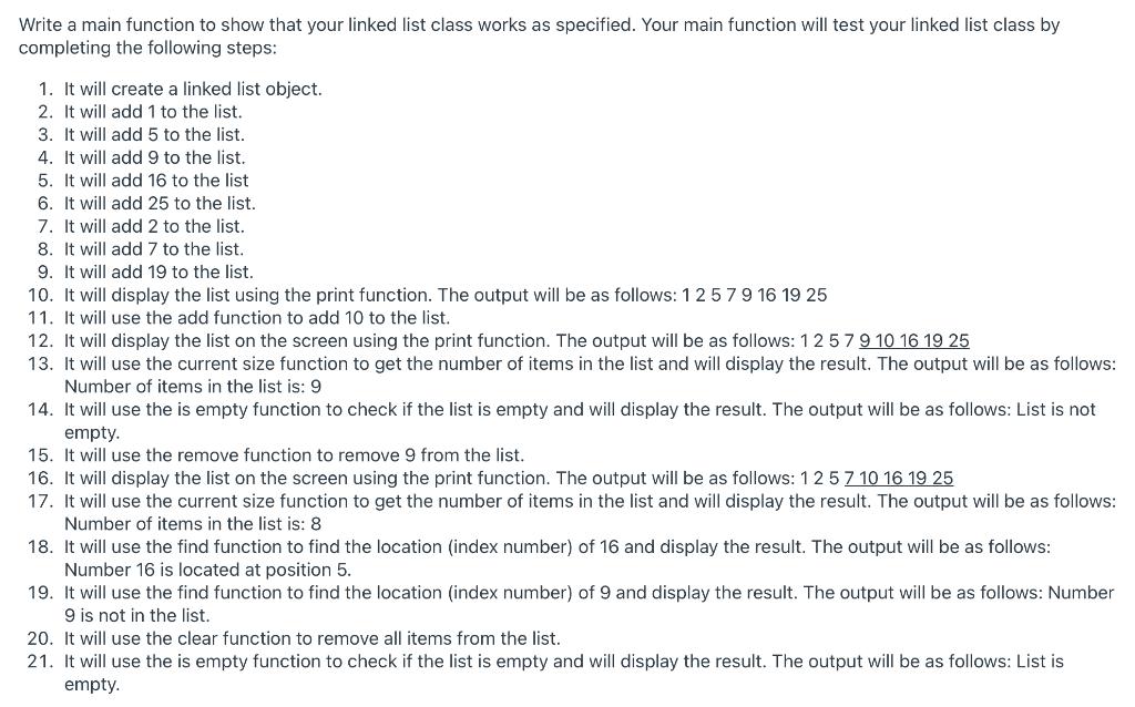 Solved Implement a Double LinkedList class which can store | Chegg.com Solved Implement a Double LinkedList class which can store | Chegg.com