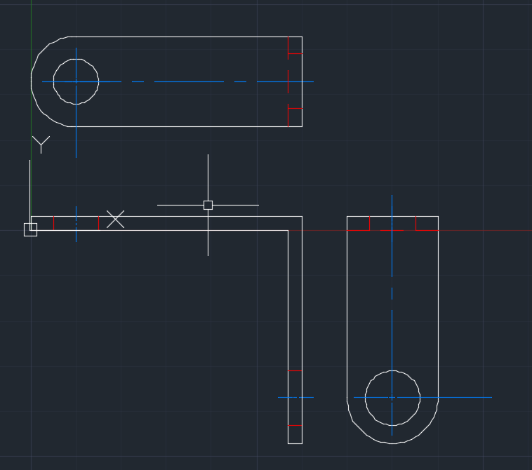 Solved DIMENSION THISInclude all hidden lines, centerlines | Chegg.com