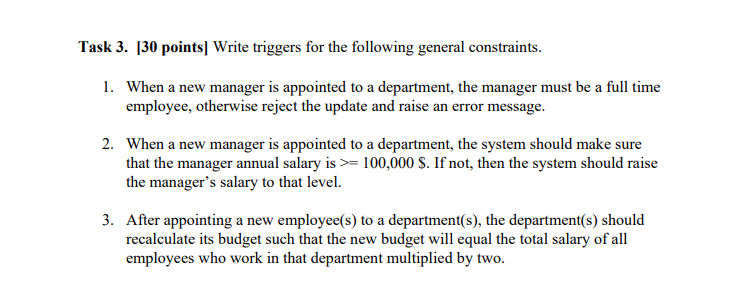 Solved Consider the following relational schema. An employee | Chegg.com
