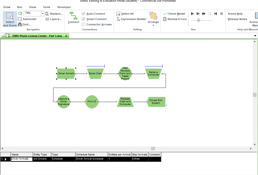Solved Need help with this arena simulation problem•Describe | Chegg.com
