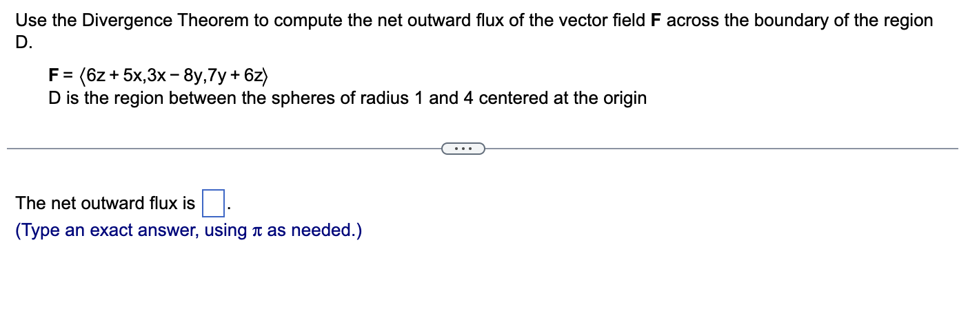 Solved Use the Divergence Theorem to compute the net outward | Chegg.com