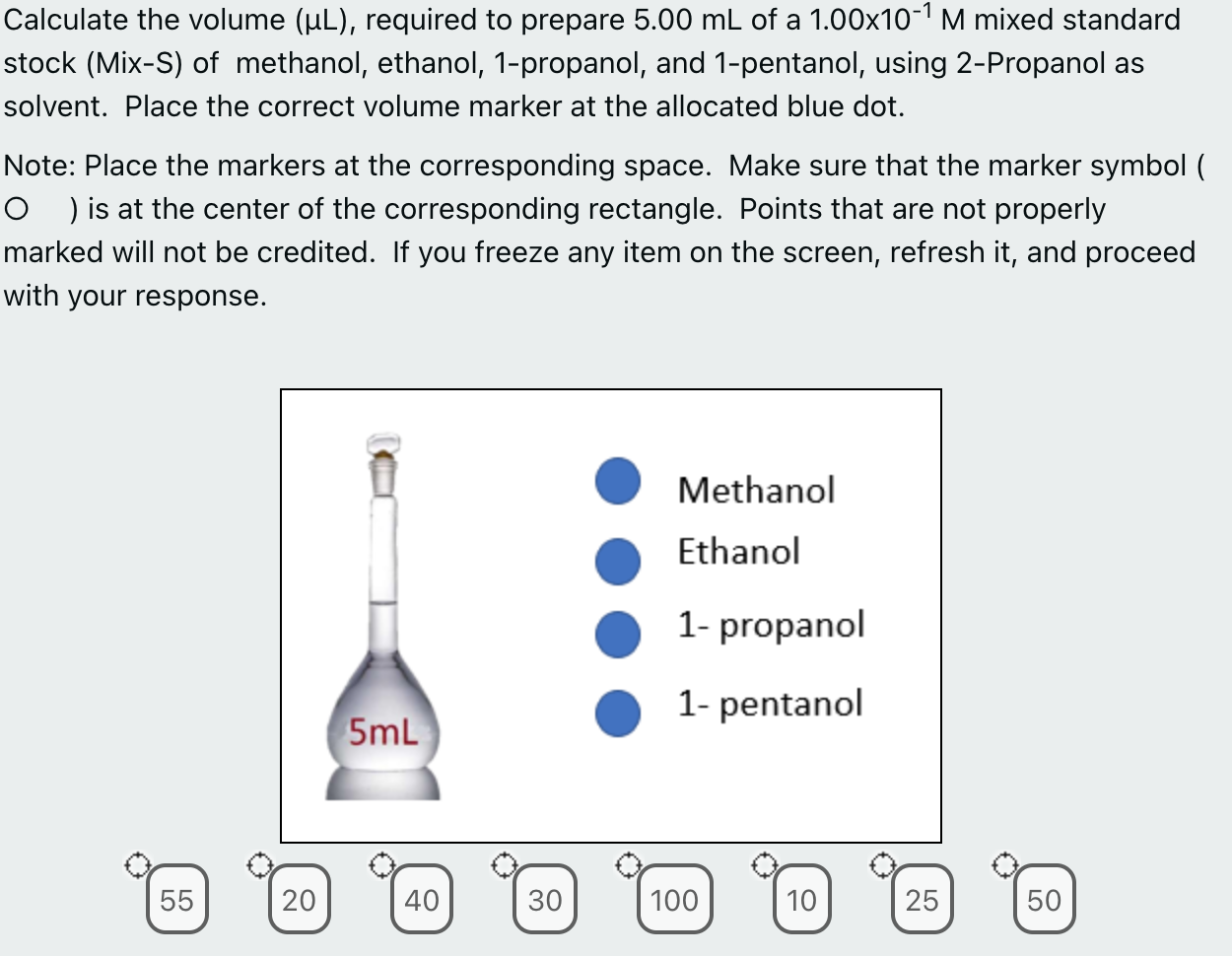 Solved Calculate the volume (ul), required to prepare 5.00 | Chegg.com