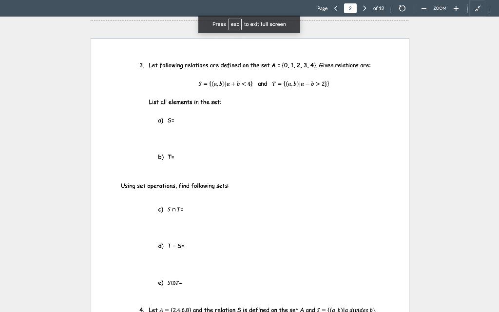 Solved Page > of 12 ZOOM Press esc to exit full screen 3. | Chegg.com