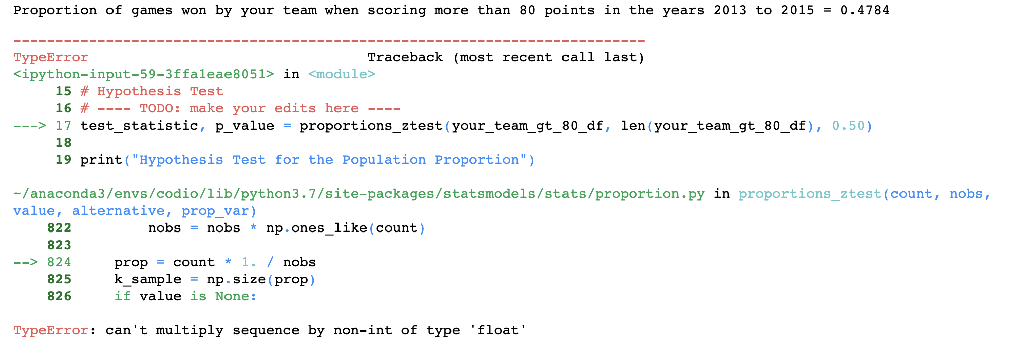 Solved Step 5: Hypothesis Test for the Population Proportion | Chegg.com