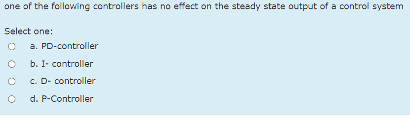Solved the following controller equation represents Gc(s) = | Chegg.com