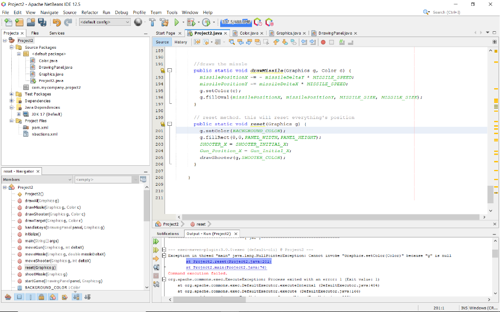 Solved I happen to be getting this error when I try to run | Chegg.com