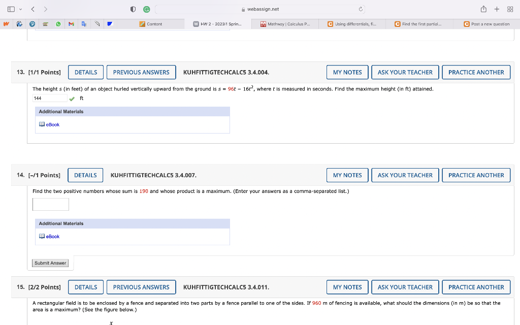 Solved Find the two positive numbers whose sum is 190 and | Chegg.com