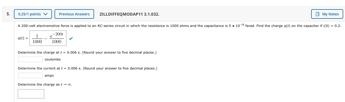 Solved 4. 0/1 points v | Previous Answers | | Chegg.com