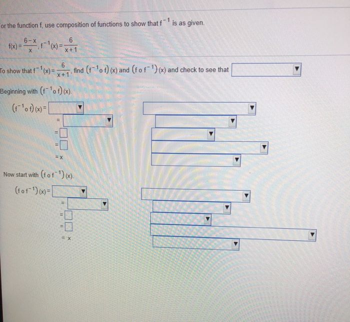 Solved or the function f, use composition of functions to | Chegg.com