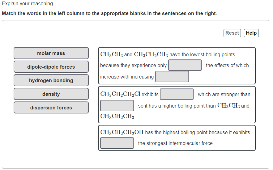Solved Explain your reasoning. Match the words in the left | Chegg.com