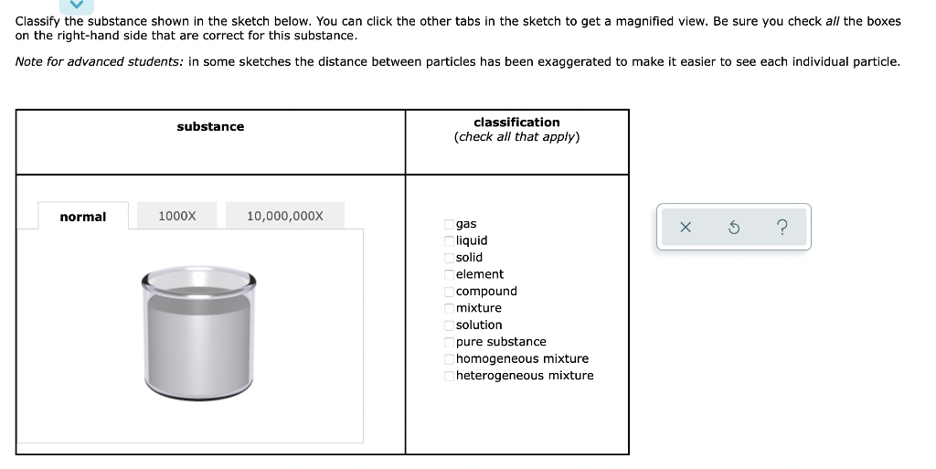 Solved Classify The Substance Shown In The Sketch Below You Chegg
