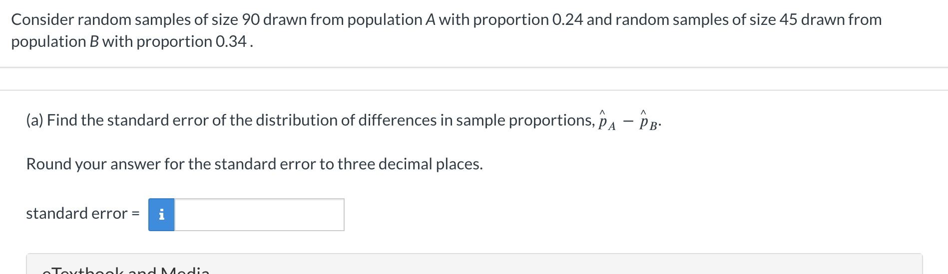 Solved Consider random samples of size 90 ﻿drawn from | Chegg.com