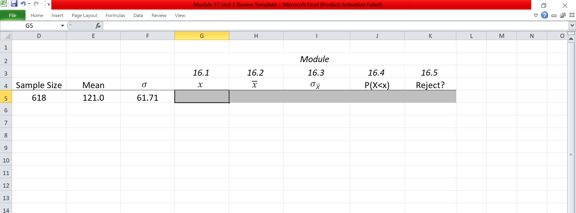 The Data is provided as the sample size, mean and | Chegg.com