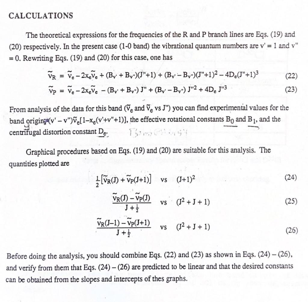 Solved Complete calculations for all spectral constants | Chegg.com