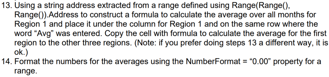 Solved = 5. Using R1C1 notation place a formulas under the | Chegg.com