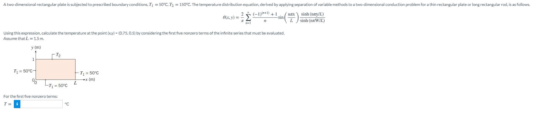 Solved A two-dimensional rectangular plate is subjected to | Chegg.com