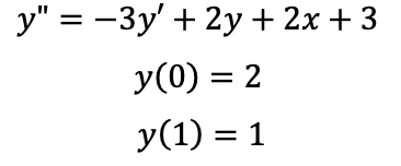 Solved Use the Linear Shooting method to approximate the | Chegg.com