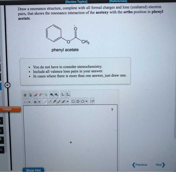 Solved Draw a resonance structure, complete with all formal | Chegg.com