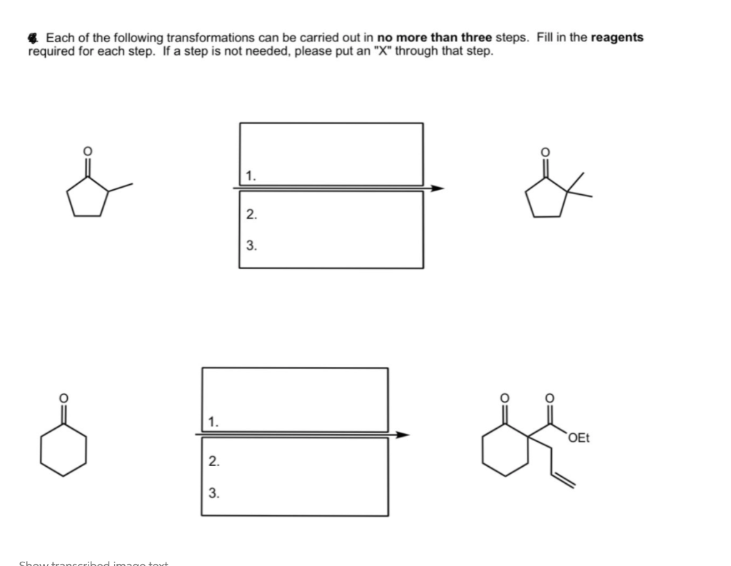 Solved Each of the following transformations can be carried | Chegg.com