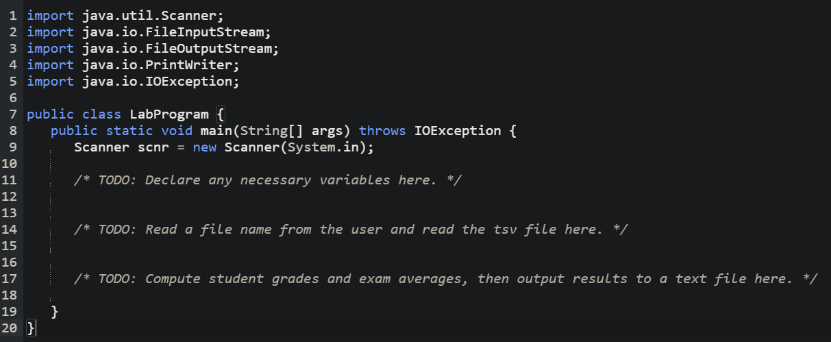 Solved Write a program that reads the student information | Chegg.com