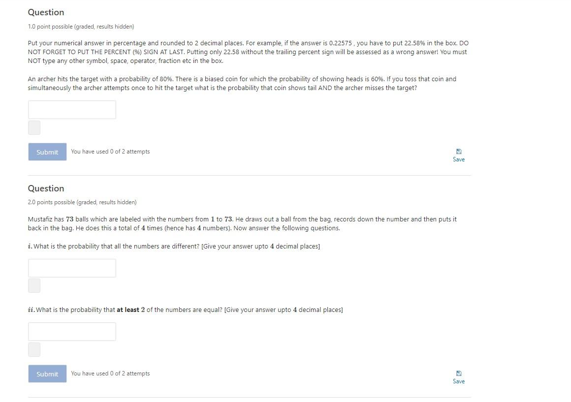 Solved Question 1.0 point possible (graded, results hidden) | Chegg.com