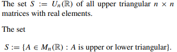 Solved determine whether the given set S of vectors is | Chegg.com