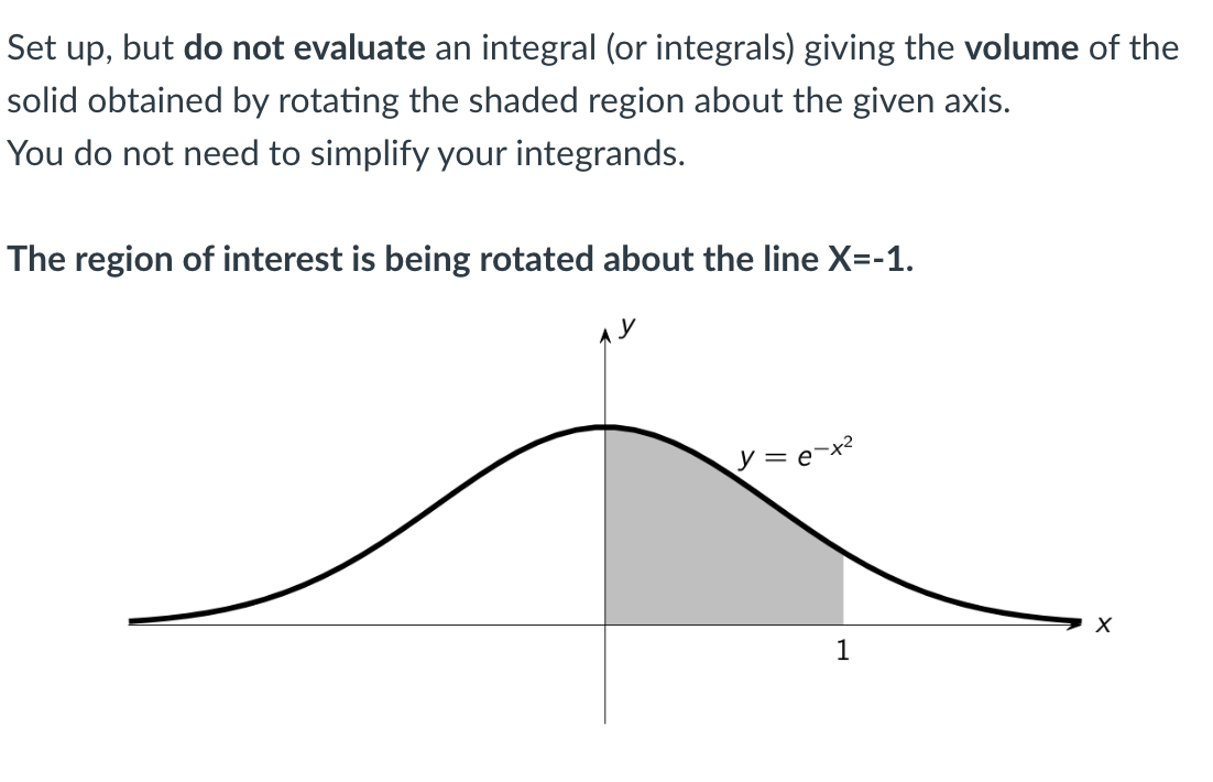 Solved please use calc 2 method choosing shells, washer, or | Chegg.com