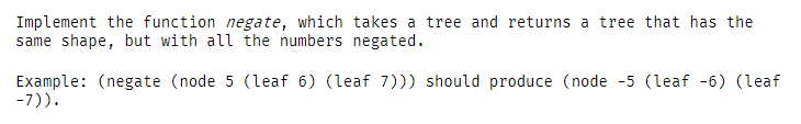 Solved The Following Tree Datatype Implements A Binary Tree 3997