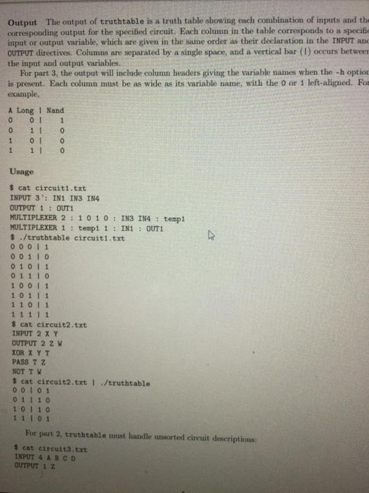 1 Specification Language In this language, circuits | Chegg.com