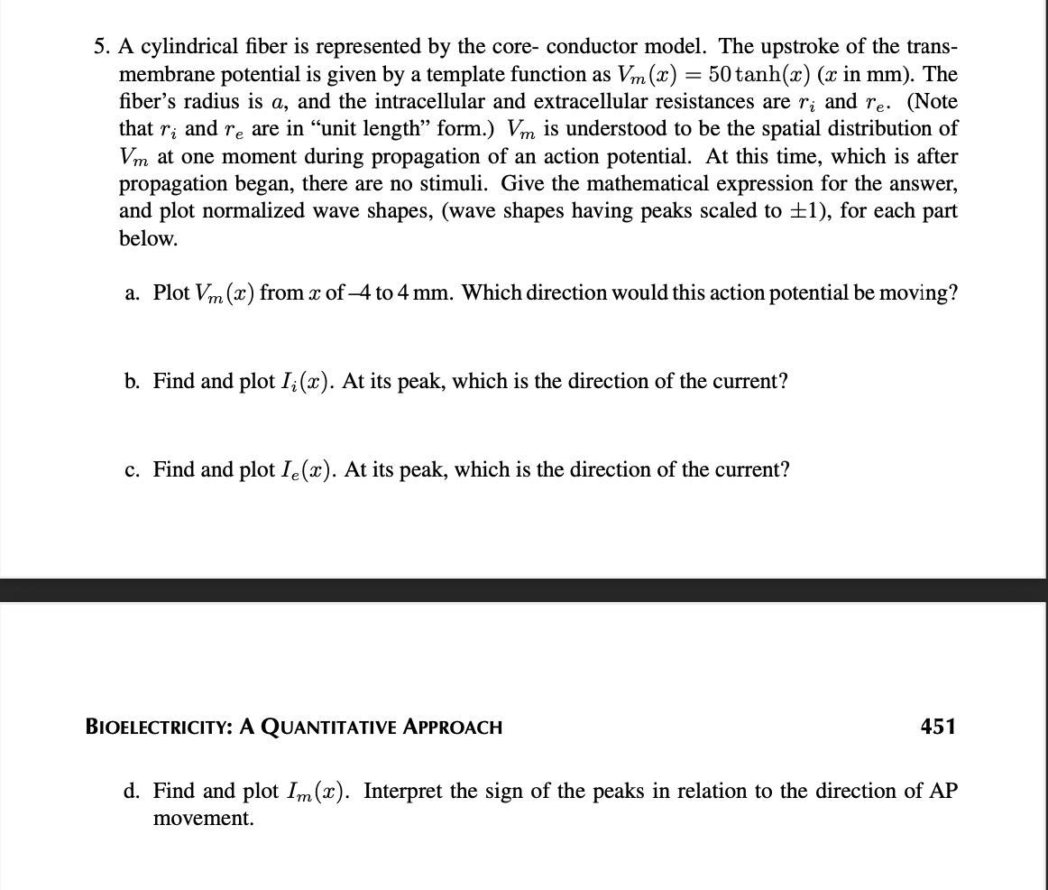 Solved 5. A cylindrical fiber is represented by the core- | Chegg.com