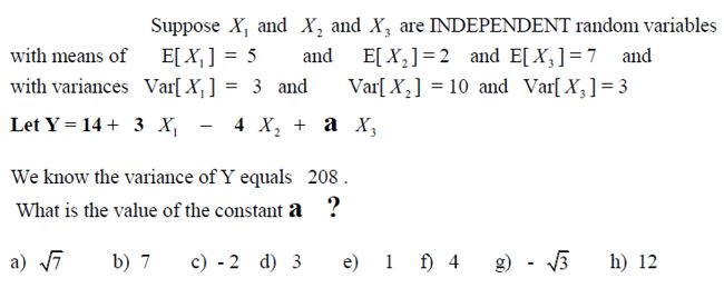 Solved Suppose X, and X, and X, are INDEPENDENT random | Chegg.com