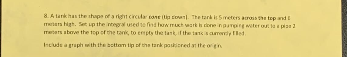 Solved Set up the integral used to find how much work is | Chegg.com