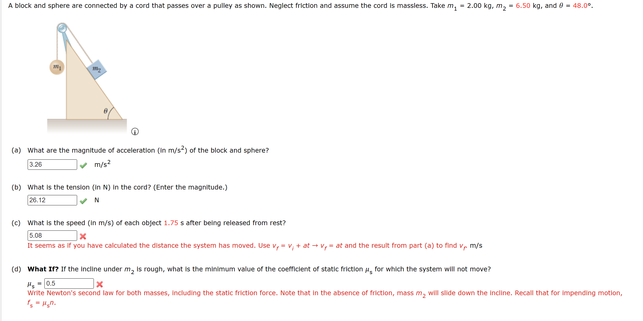 Solved (a) What are the magnitude of acceleration (in m/s2 ) | Chegg.com