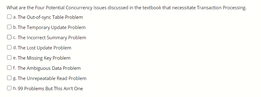 Solved A non-serial schedule is a sequence of the operations | Chegg.com