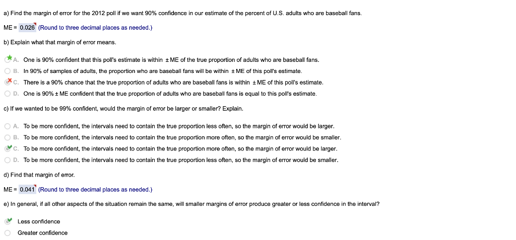 Solved n a poll taken in December 2012 , Gallup asked 1006 | Chegg.com