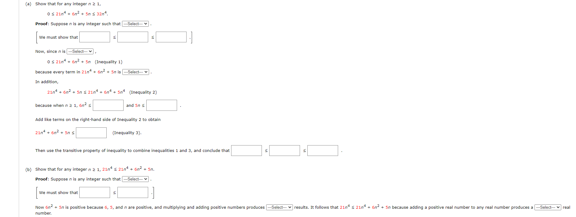 Solved (a) Show that for any integer n 2 1, 0