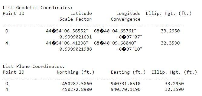 List Geodetic Coordinates: | Chegg.com