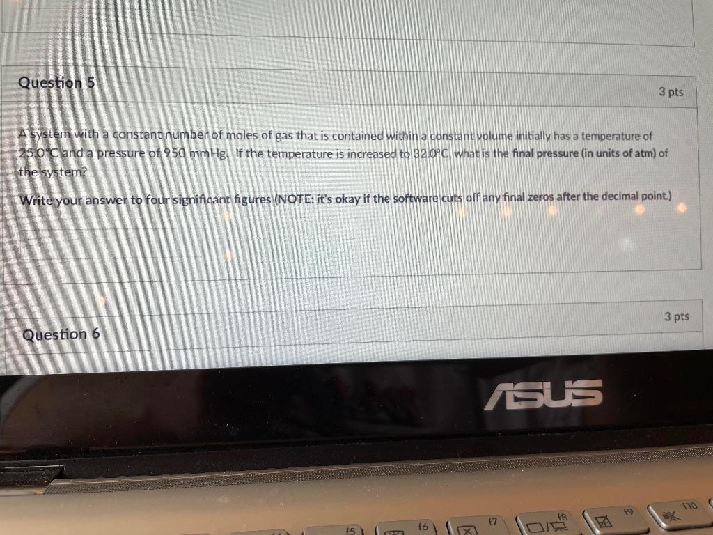 Solved Question 5 3 pts Asystem with a constant number of | Chegg.com