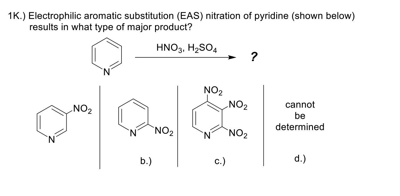 Solved Electrophilic aromatic substitution (EAS) nitration | Chegg.com