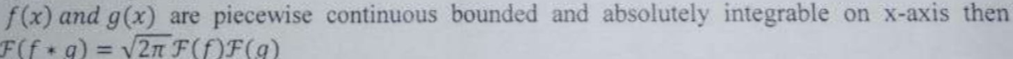 Solved f(x) ﻿and g(x) ﻿are piecewise continuous bounded and | Chegg.com