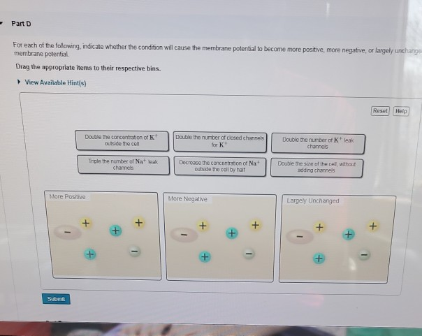 Solved Part For each of the following indicate whether the | Chegg.com