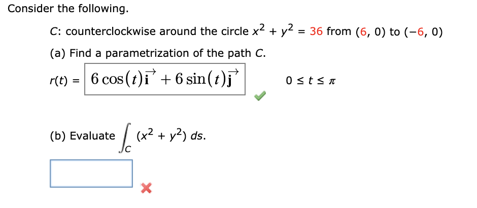 Solved Consider the following. C: counterclockwise around | Chegg.com