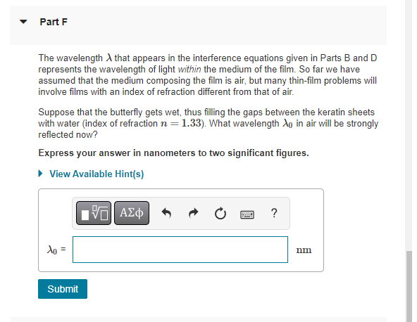 Solved Learning Goal: To understand the concept of thin-film | Chegg.com