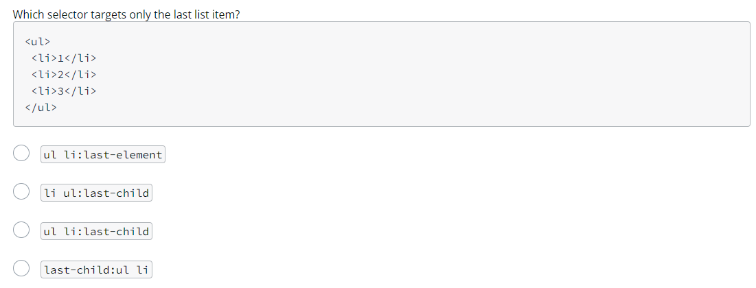 Solved What is the output for the following lines of code? | Chegg.com
