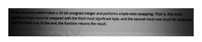 Solved Write a function which takes a 32-bit unsigned | Chegg.com